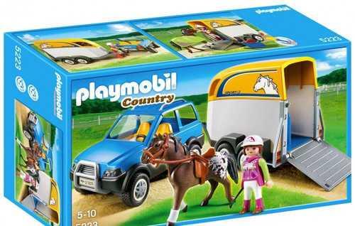 Playmobil 5223 Джип с фургоном для лошадей