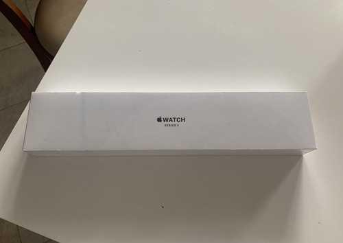 Apple Watch Series 3, 38 мм, белый ремешок (новые)