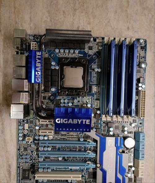 Материнская плата Gigabyte с процессором i7