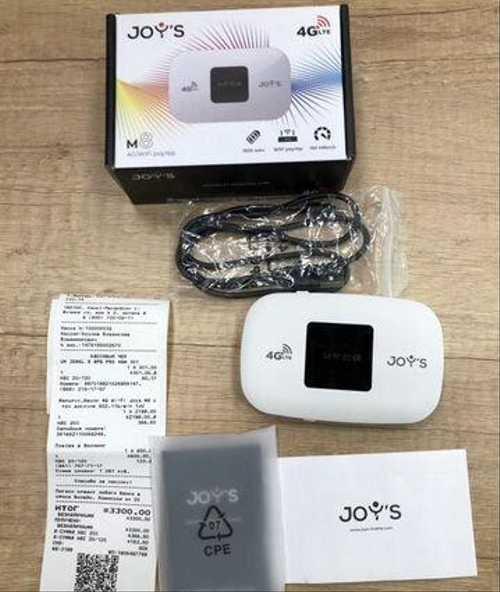 Продам 4G/Wi-Fi-роутер Joy's M8 White