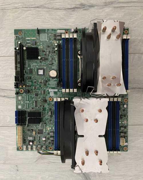 Комплект М/П Foxconn Pangu-G C602 + 2680v2 x2