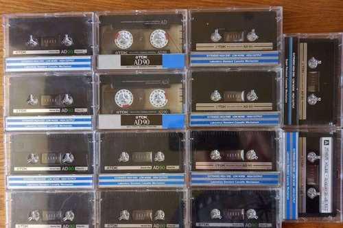 Аудиокассеты TDK AD 90 разные года выпуска