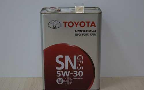 Toyota motor oil gf 5