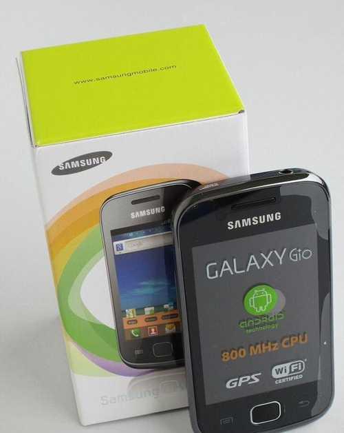 SAMSUNG Galaxy Gio GT-S5660 с новым аккумулятором