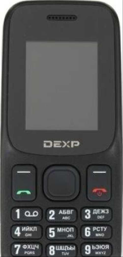 Сотовый телефон dexp C181 черный
