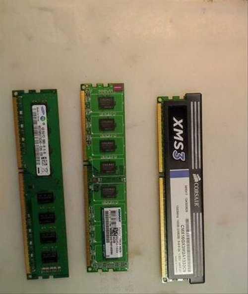 DDR3 16Gb - Corsair xm3,Samsung (HP), Kingmax