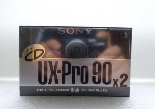 Аудиокассеты sony UX-PRO 90, спайка 2 штуки