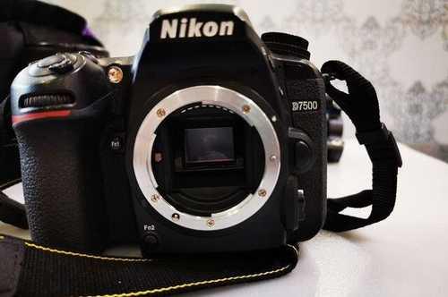 Фотоаппарат Nikon D7500 + 2 объектива +