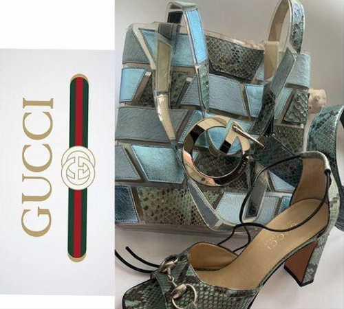 Сумка пояс питон Gucci Chanel Fendi