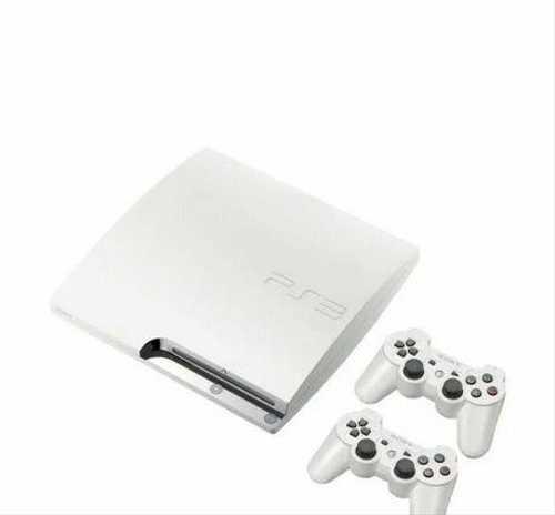PS3 Playstation 3 Slim 500 Gb Белая