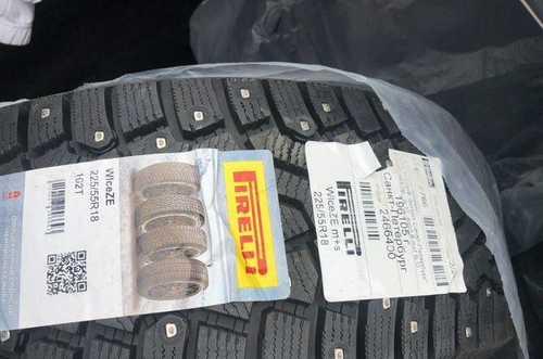 Комплект 4 штуки Шины шипованные Pirelli wiceze 22