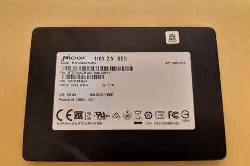 SSD-накопитель Crucial Micron 1100 256gb