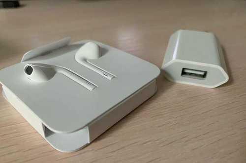 EarPods (Lightning) + А.П. Apple USB (5 Вт)