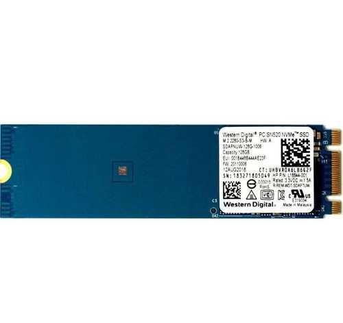 Накопитель SSD NVMe Western Digital SN520 128gb