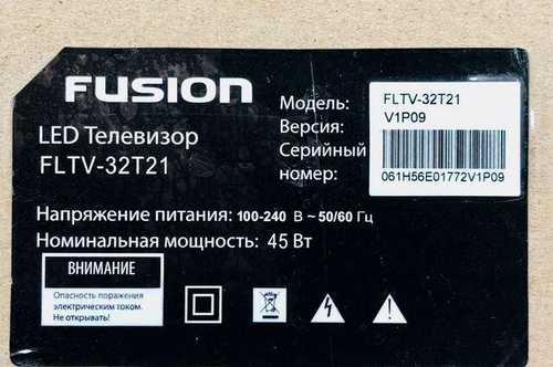 Телевизор Fusion fltv-32T21 в разборе
