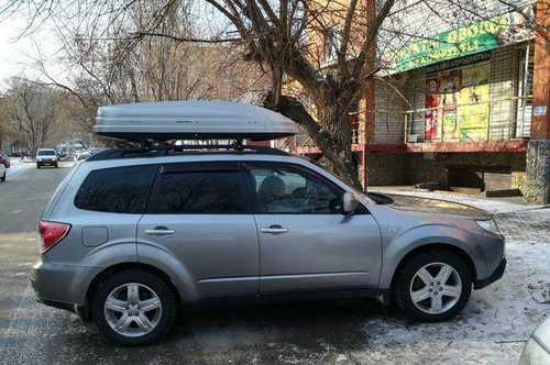 Автобокс багажник на крышу Subaru Forester