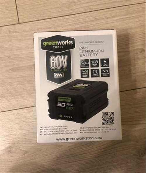 Аккумулятор greenworks