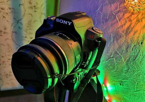 Зеркальный фотоаппарат Sony Alpha dslr-A380 Kit