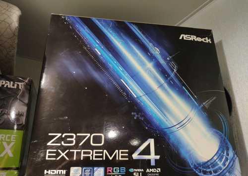 Материнская плата ASRock Z370 Extreme4 + i5 8600K