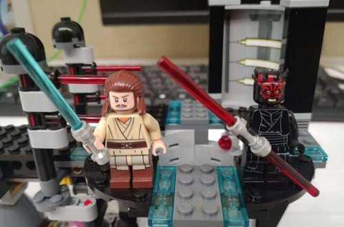 Lego Star Wars 75196 дуэль на Набу квайгон и дарт