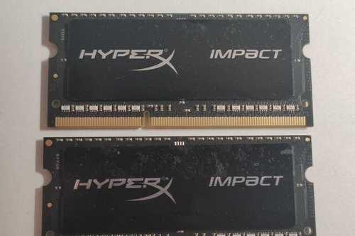HyperX Impact SO-dimm DDR3L-1600 16(2x8) Gb Kit