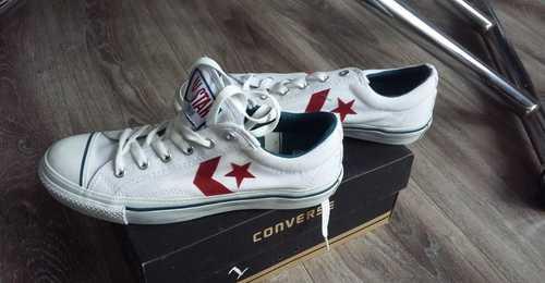 Кеды converse113792 белые 39.5 р-р(25 см)