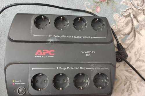 Ибп APC Back-UPS BE400-ES, 400вa