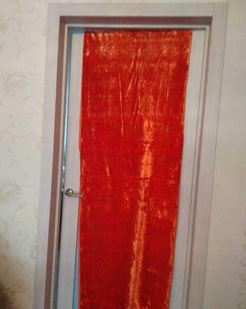 Штора плюшевая