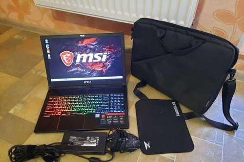 Красавец MSI 15.6 i7 16gb SSD+HDD GTX