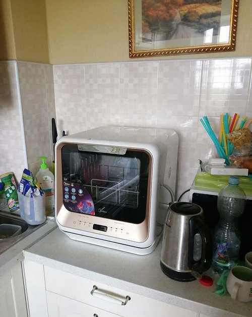 Посудомоечная машина новая настольная Mini
