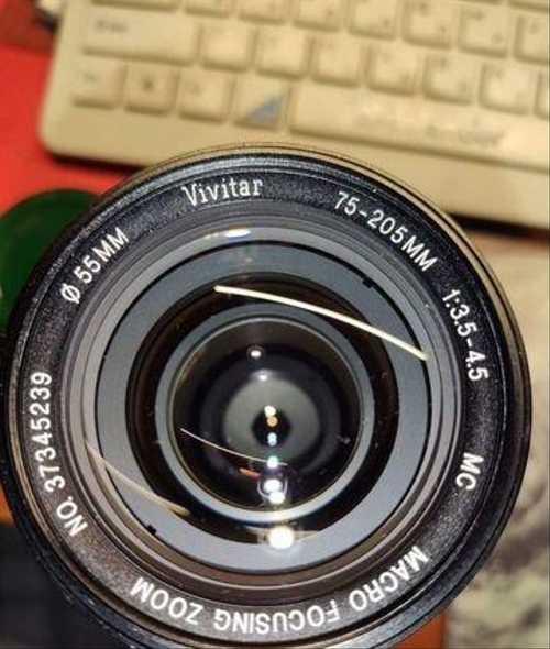 Объектив Vivitar 75-205, диаметр 55