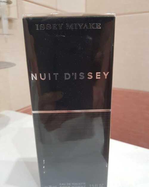 Туалетная вода, Issey miyake nuit d'issey 75 мл