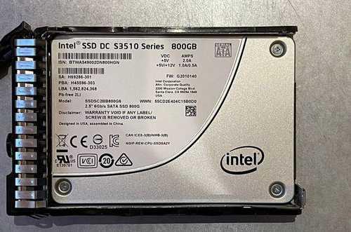 Intel SSD DC S3510 Series 800GB (1)
