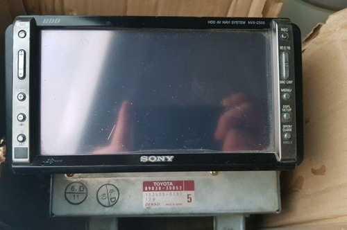 Авто магнитола sony NVX-555 (cd/Sd/hdd/mp3/md/navi