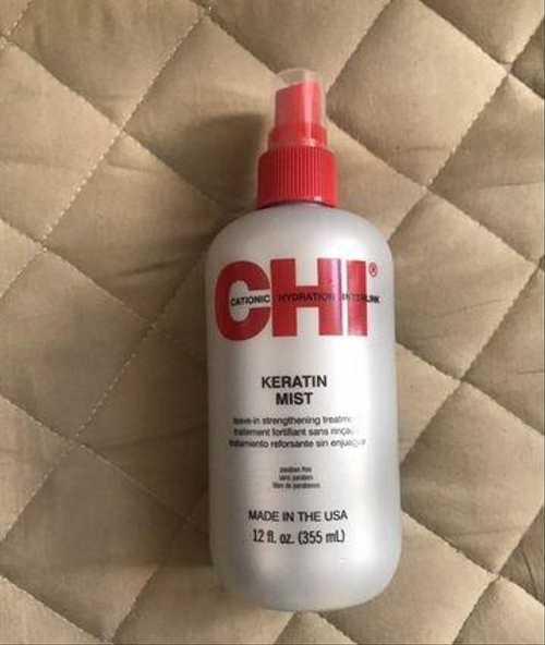Несмываемый кератиновый кондиционер для волос chi keratin