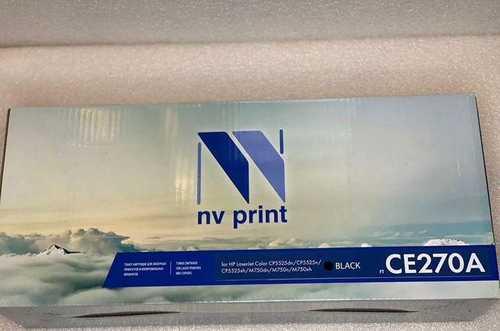 Совмест. картридж Nv print CE270A for HP black