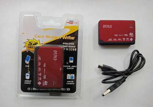 Card reader USB 2.0 CF/ MD/ MMC/ SD/ sdhc/ XD