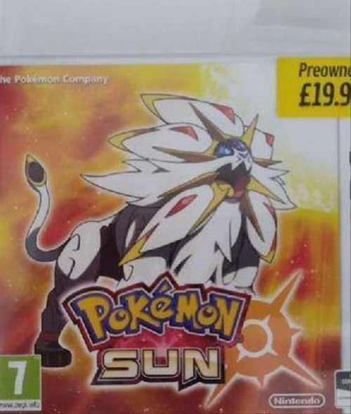 Pokemon Sun 3DS торг покемон 3дс