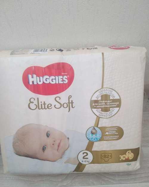 Подгузники Huggies elite soft 2