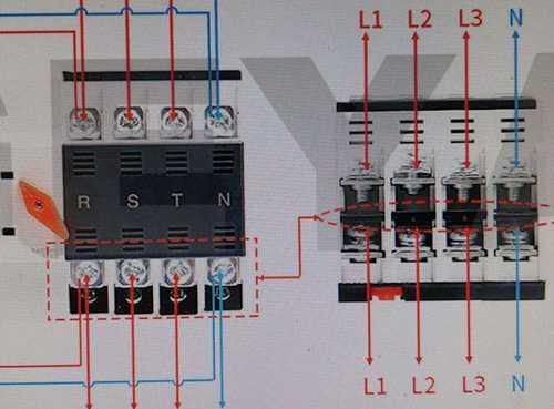 Рубильник для генератора 4 пл