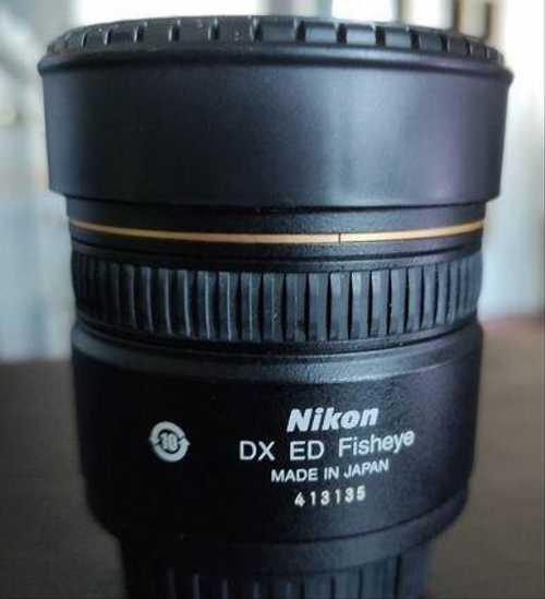 Фишай-объектив Nikon 10.5mm f/2.8G ED DX Fisheye-N