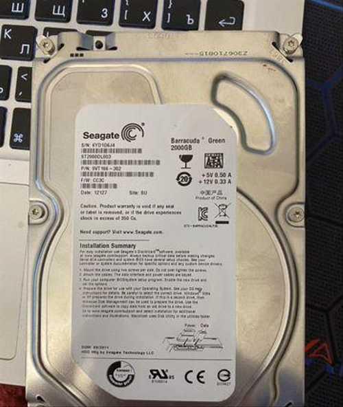 Жесткий диск Seagate barracuda 2Tb ST2000DL003