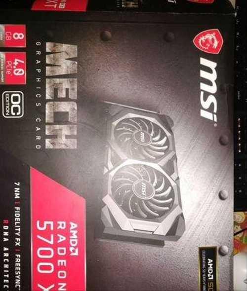 Видеокарта msi rx5700xt mech