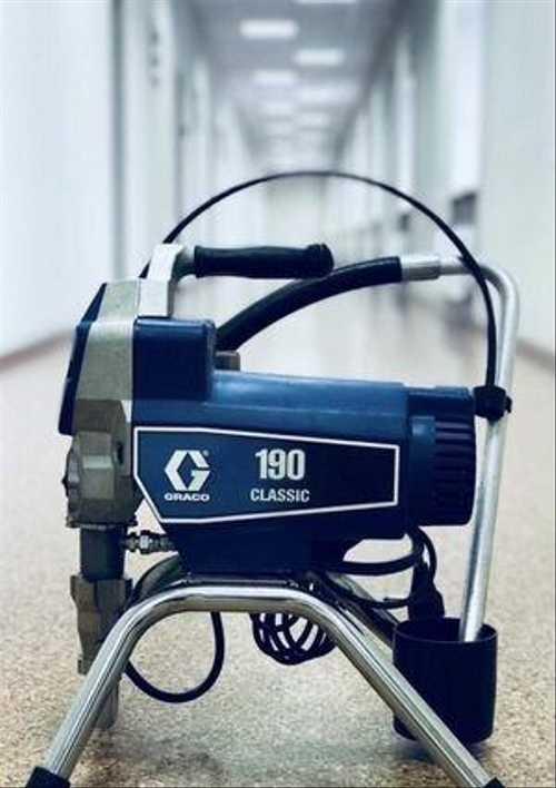 Классик бу. Graco 190 Classic. Окрасочный аппарат Graco 190. Безвоздушный окрасочный аппарат Graco 190 Classic. Аппарат безвоздушного распыления Graco 190.