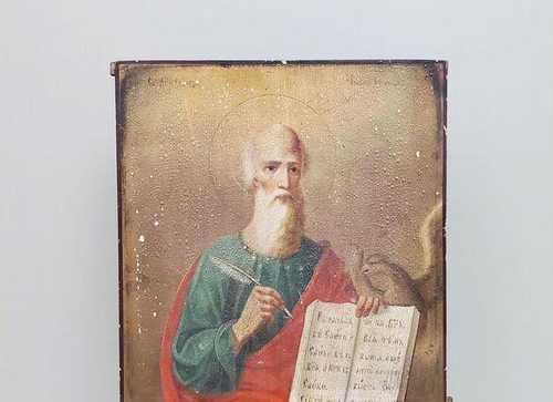 Икона Святой Евангелист Иоанн Богослов 19 век