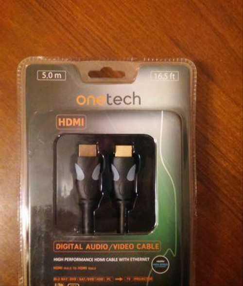 Кабель hdmi onetech 3m / 5m