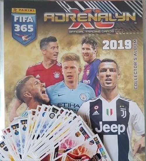 Карточки Adrenalyn XL fifa 365 2019