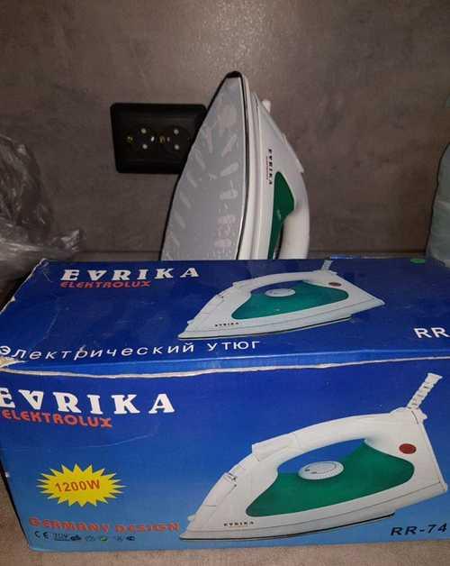 Утюг electrolux evrika