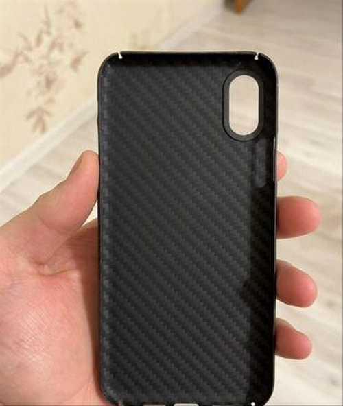 Чехол Pitaka на iPhone X, XS