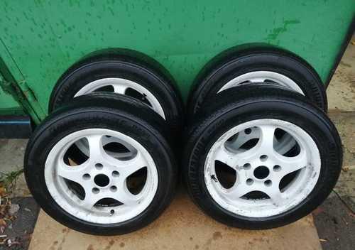 Диски R15 5x114,3 7J Et35 Aluett + 195 55 R15